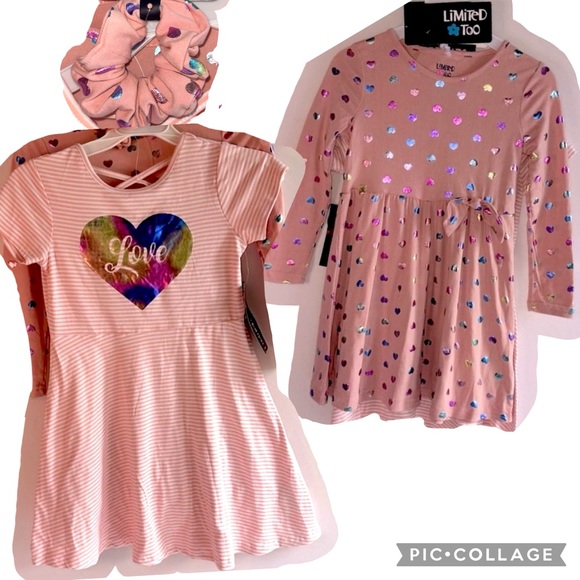 Limited Too | Dresses | Limited Too Girls 3pc Rainbow Metallic Foil ...